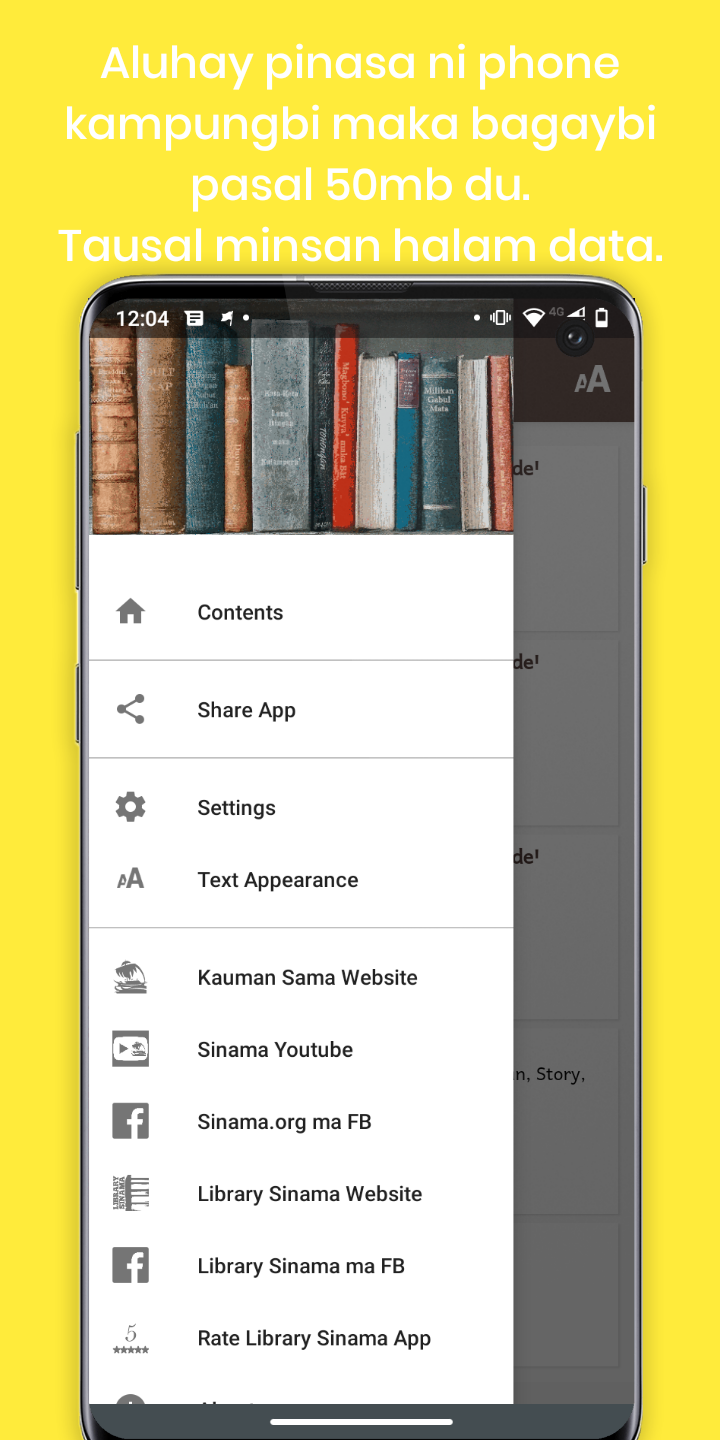 Library Sinama App – Educational App – Kauman Sama Online